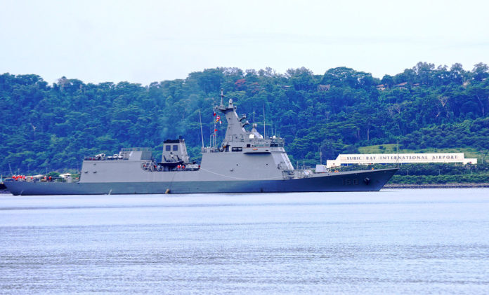 BRP Jose Rizal leaves Subic Bay Freeport - Philippines Graphic