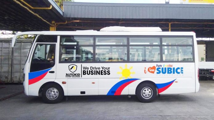 SBMA approves cashless public buses for Subic Freeport - Philippines ...