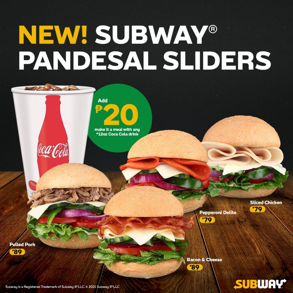 Subway® New Products: Pandesal Sliders and Flavored Coffee ...