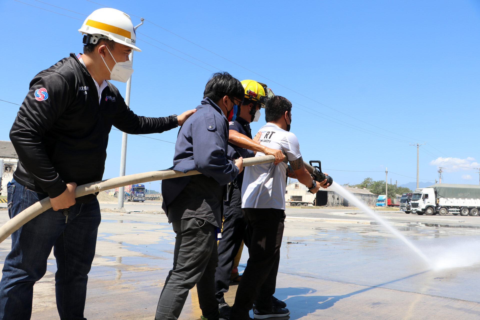 SBMA conducts fire response exercises for 40 seaport security, safety ...
