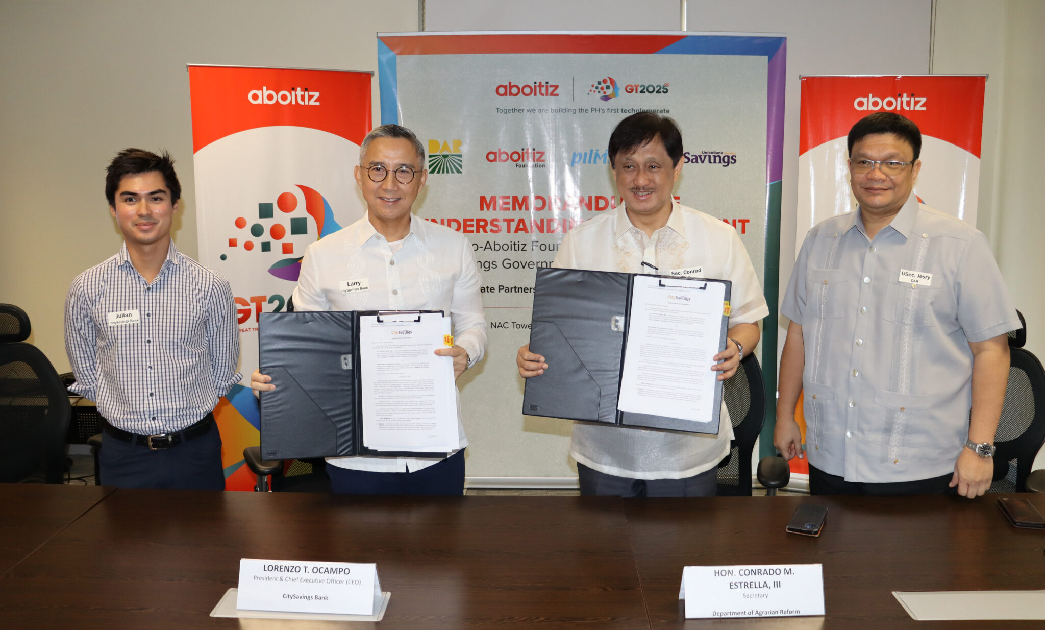 CitySavings, DAR sign Government Employee Loan Agreement - Philippines ...