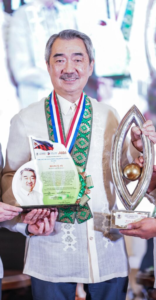 Hans Sy, recognized for resilience and sustainability efforts at The ...