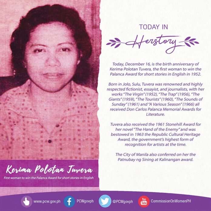 Kerima Polotan Tuvera: 85 Years of a life - Philippines Graphic
