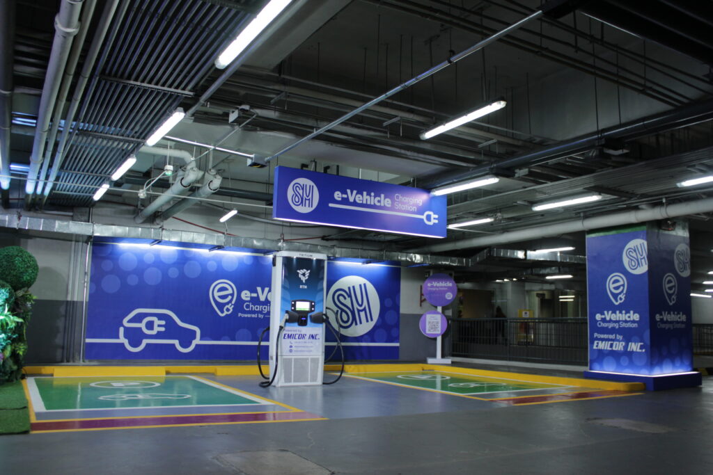 SM Baguio introduces first in-mall EV charging station in Baguio - Philippines Graphic