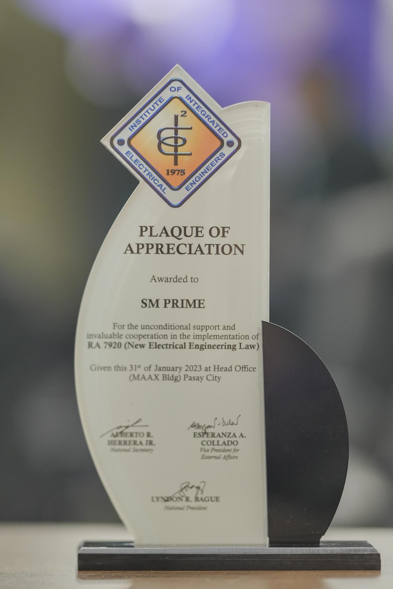 SM Supports and Complies with RA 7920 (Electrical Engineering Law ...