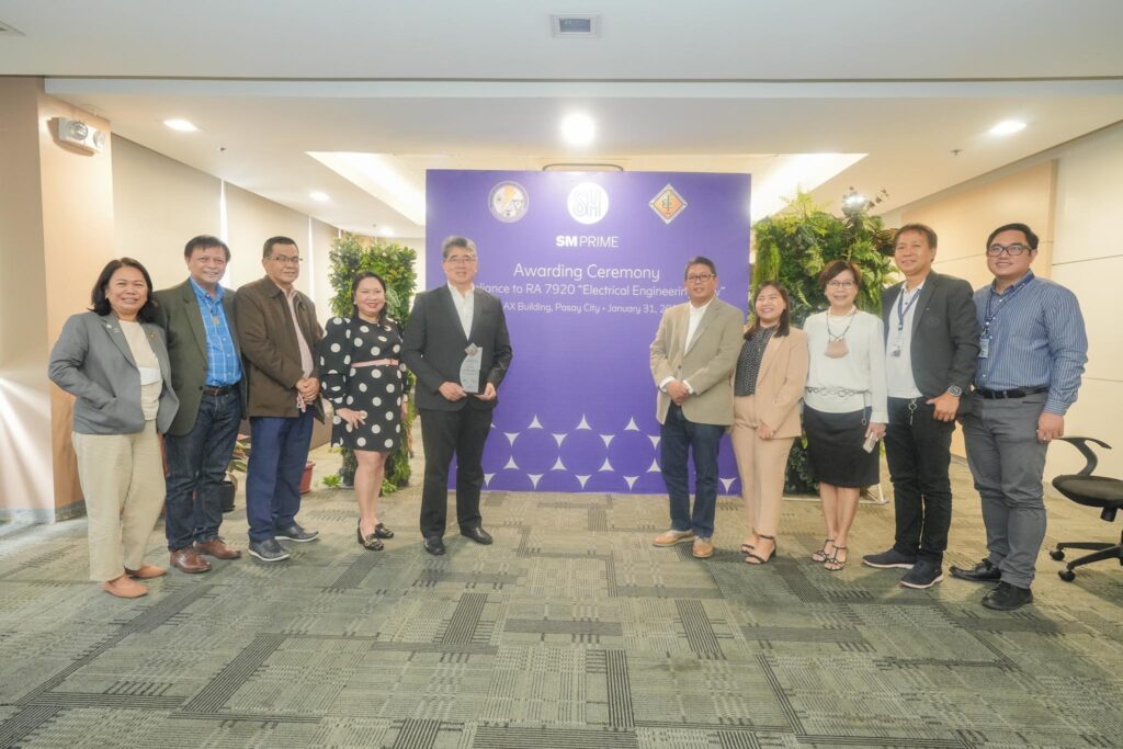 SM Supports and Complies with RA 7920 (Electrical Engineering Law) - Philippines Graphic