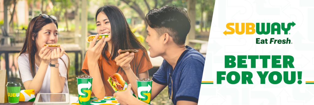 Your Better Choice with Subway® SubSavers™ - Philippines Graphic