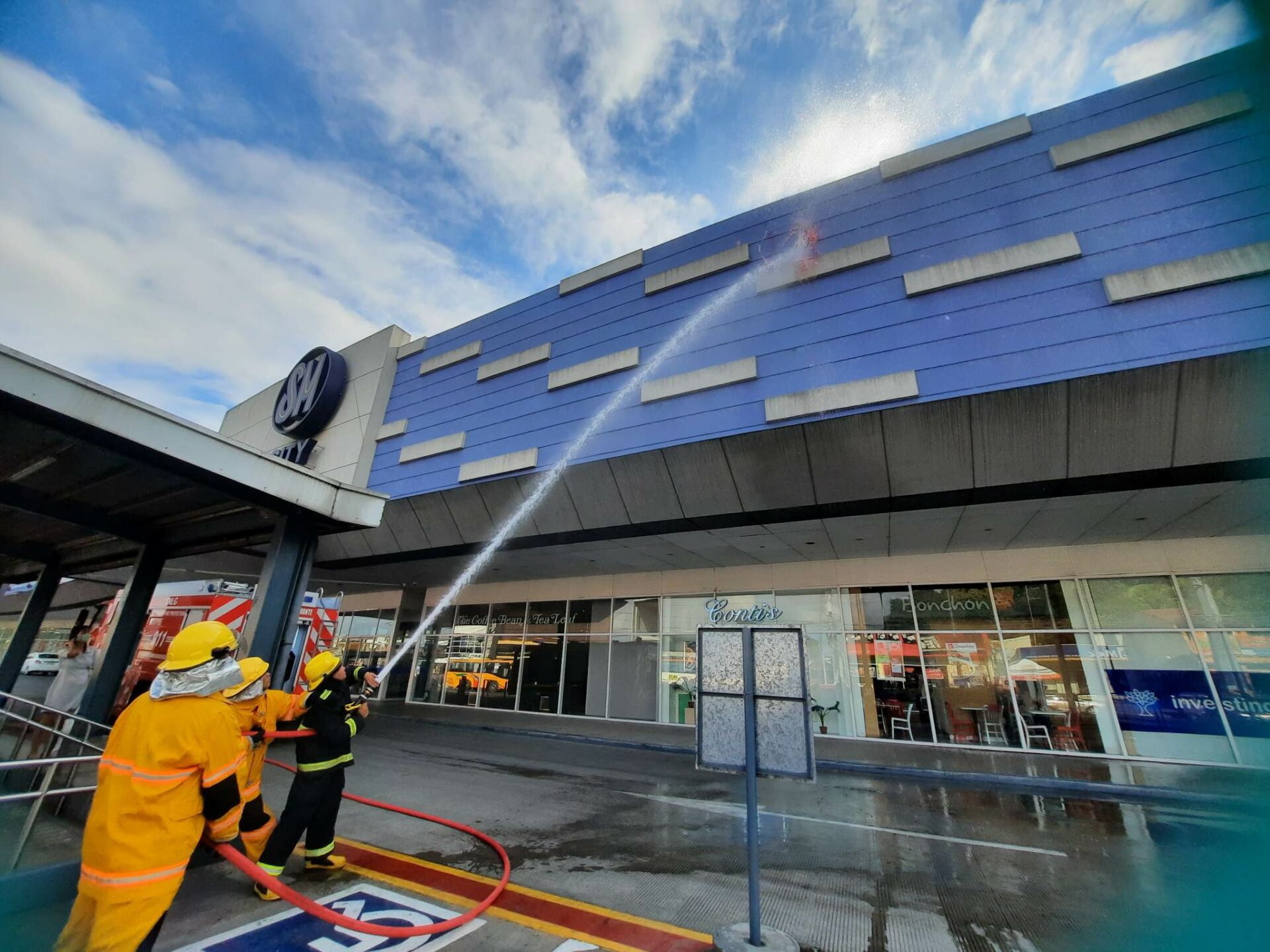 BFP and SM hold Nationwide Fire Drill - Philippines Graphic