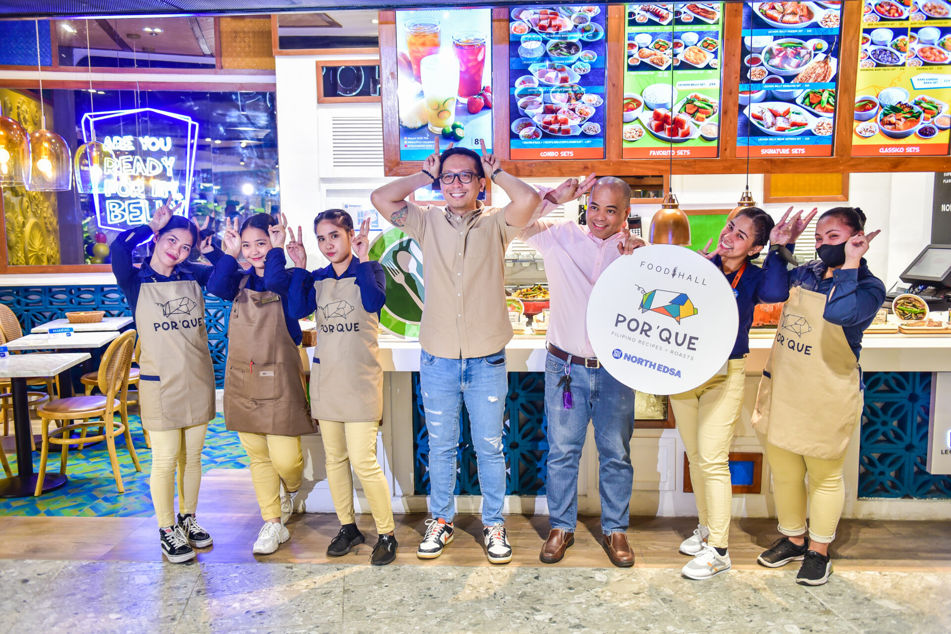 Serving World Flavors at SM Food Hall North EDSA - Philippines Graphic