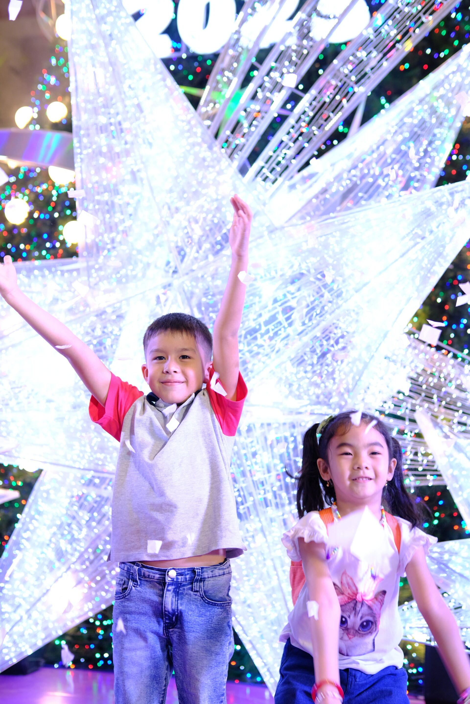 Experience the #HappiestChristmasAtSM with the Galaxy of Lights - Philippines Graphic