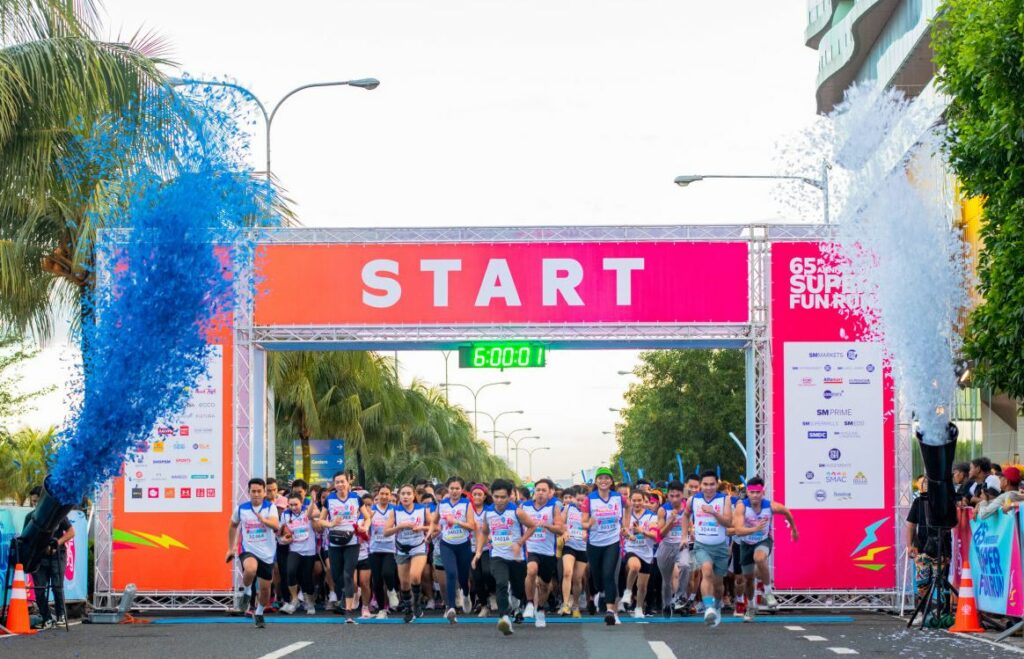 SM celebrates 65th Anniversary with a Super Fun Run - Philippines Graphic
