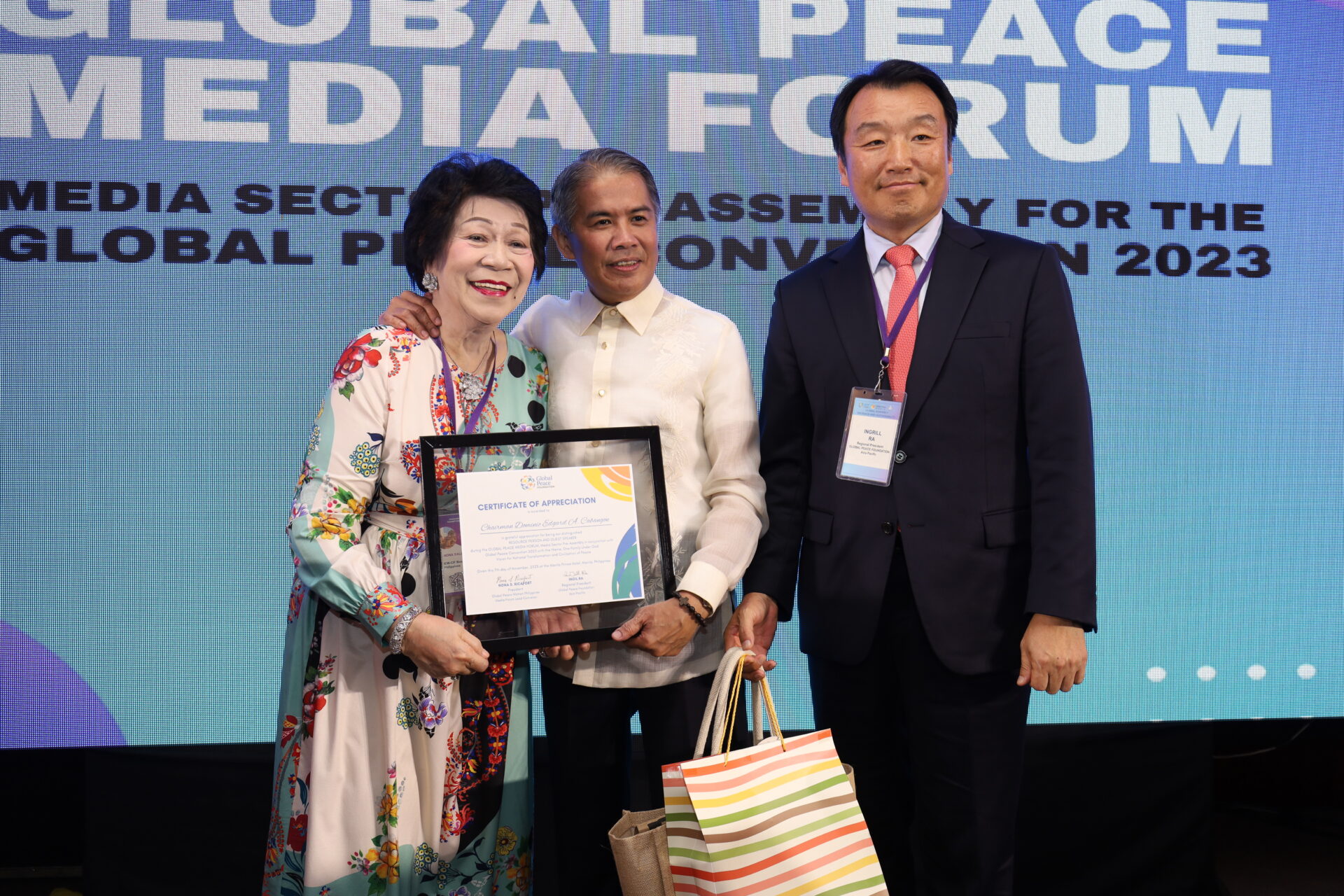 Cabangon addresses Global Peace Media Forum, advocates for revival of ...