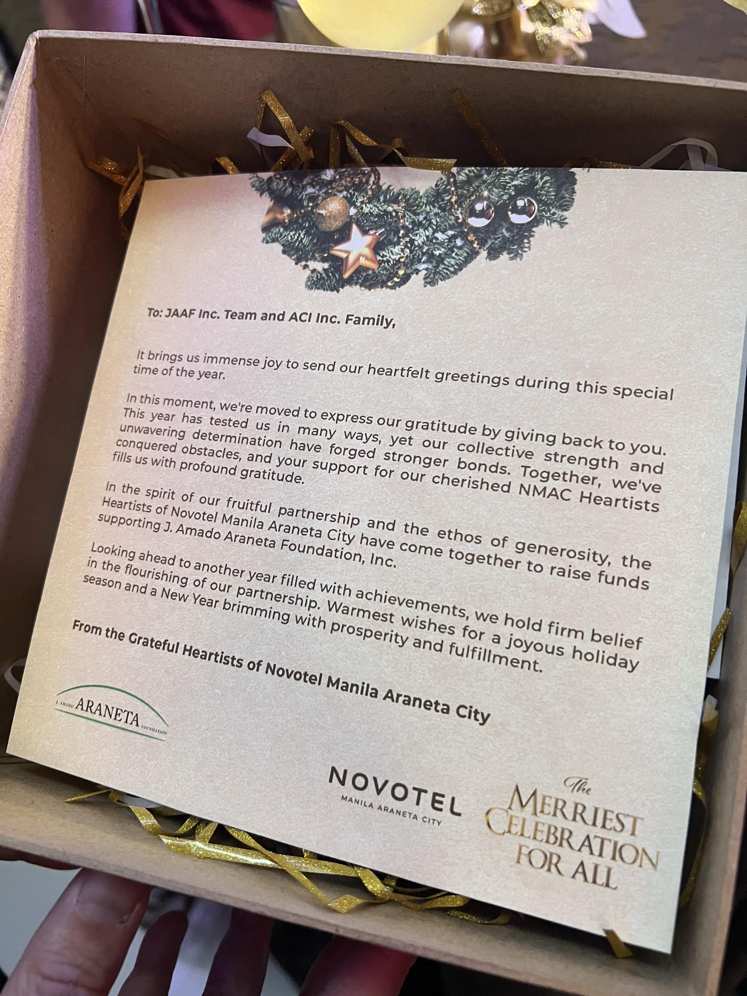 Novotel Manila Araneta City gives back - Philippines Graphic