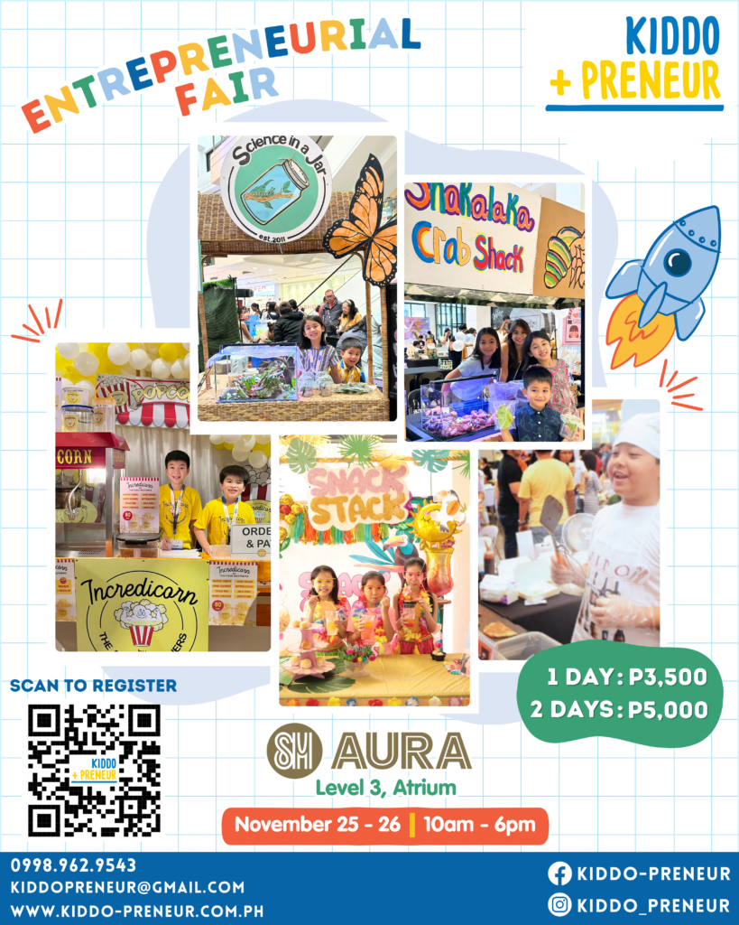Empower your kids’ entrepreneurial spirit at SM Aura’s Kiddo-Preneur ...