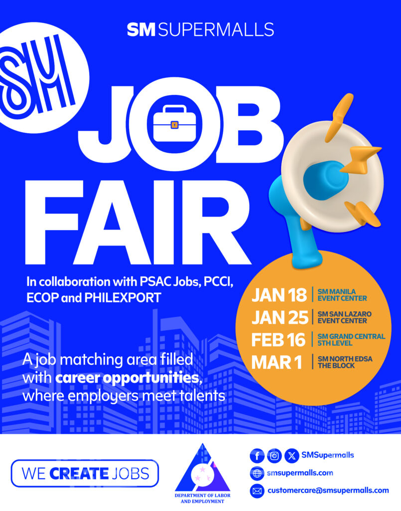 SM Supermalls job fair paves the way for 2024 career opportunities ...