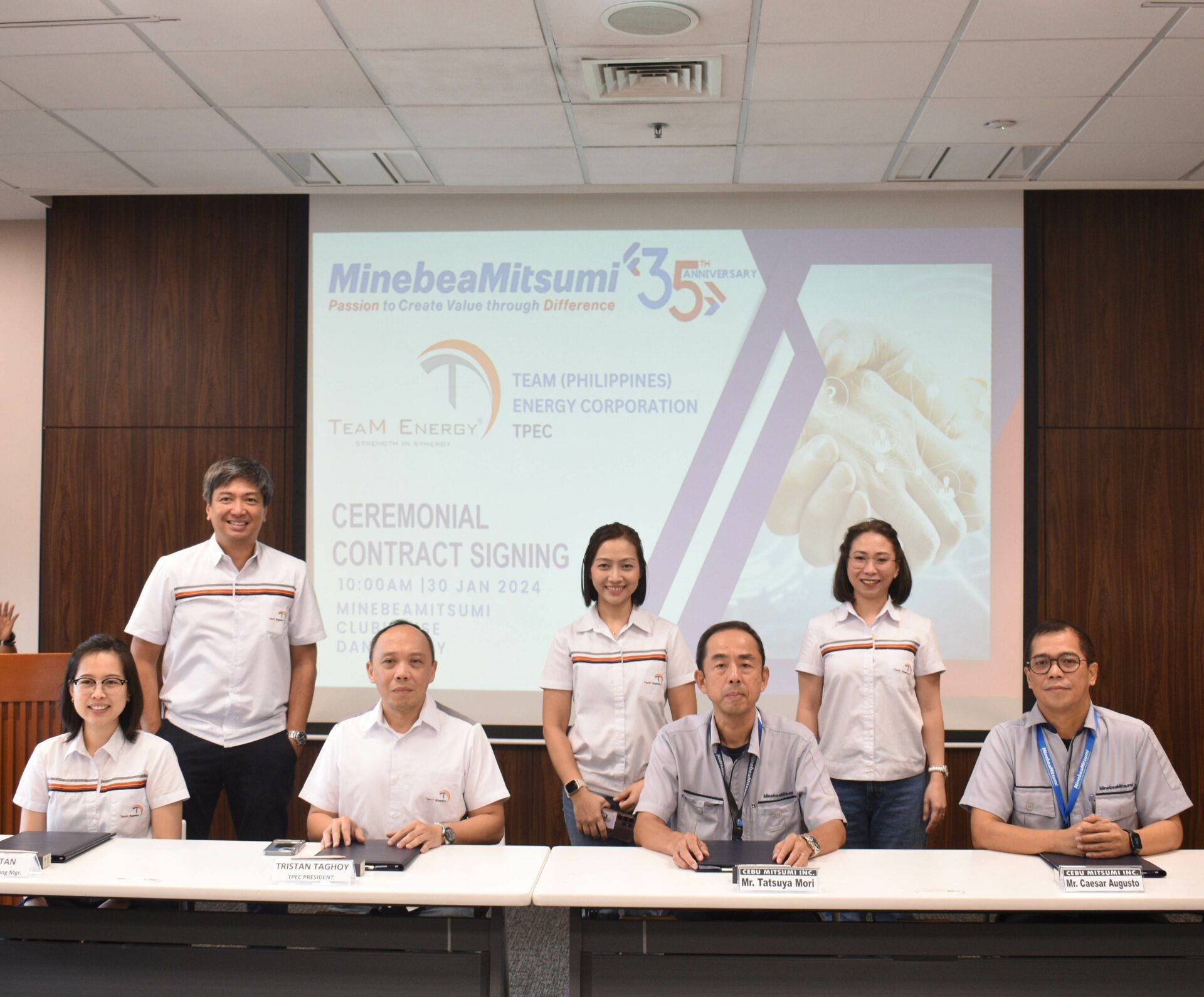 TeaM Energy and Cebu Mitsumi Inc. close power supply agreement ...