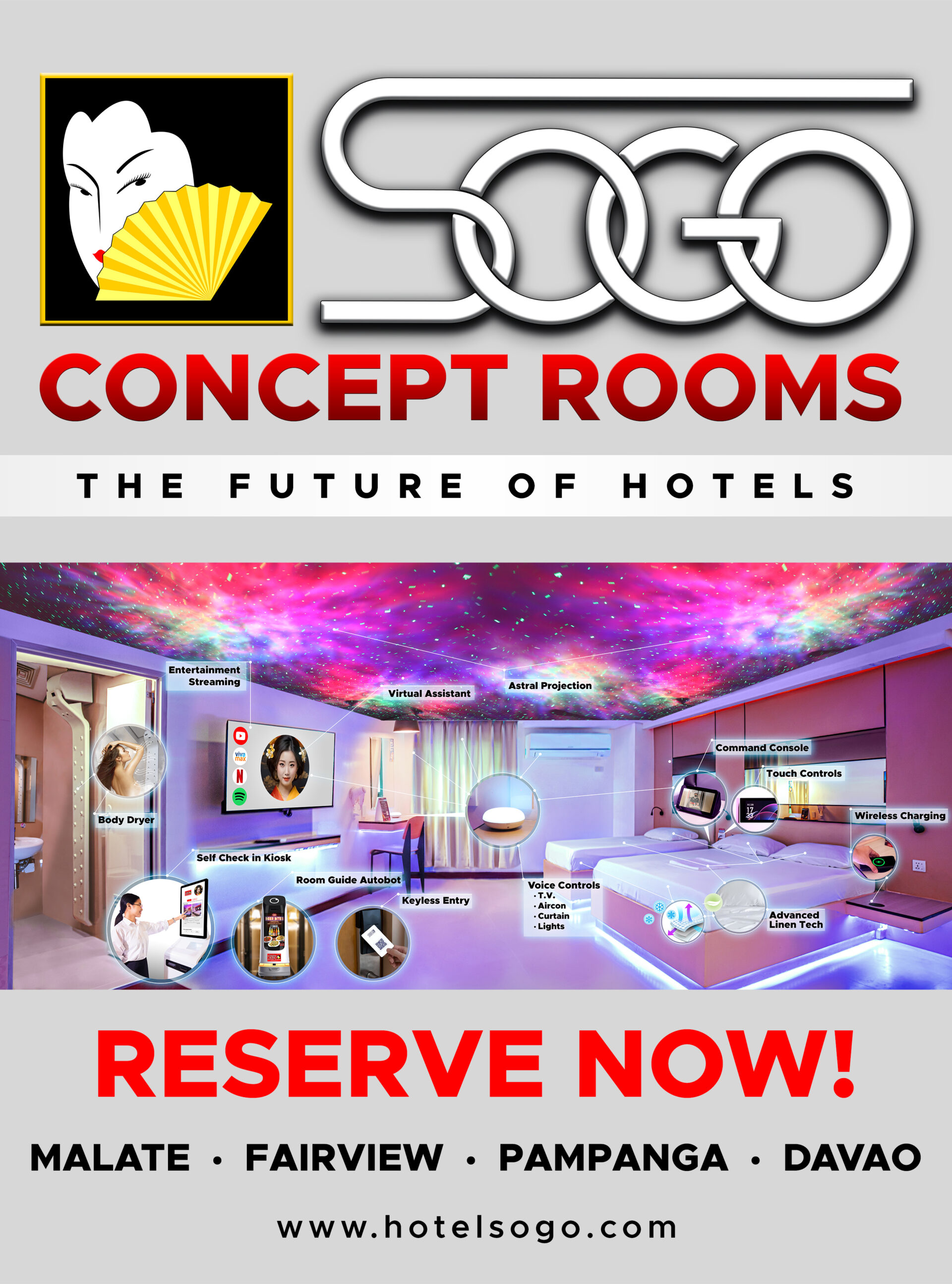 Sogo AI Tech Concept Rooms: The Future of Hotels - Philippines Graphic