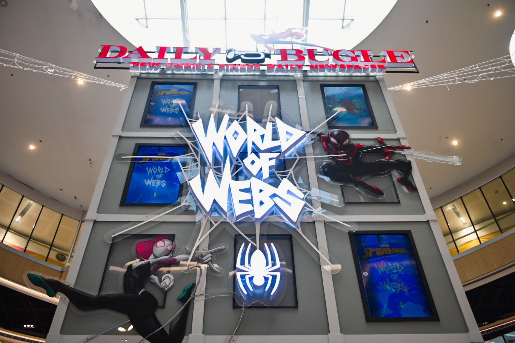 Supersized webs turn SM North Edsa into a Spider-Themed City as ‘Spider ...