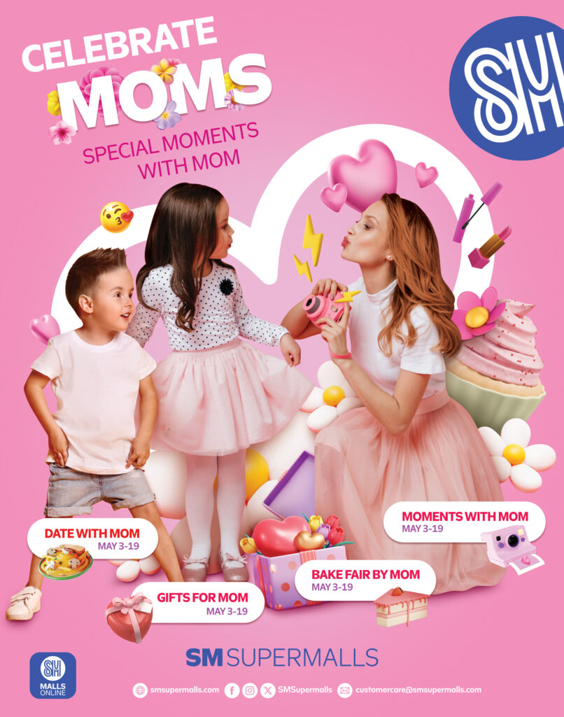 Celebrate Mom at SM Supermalls - Philippines Graphic