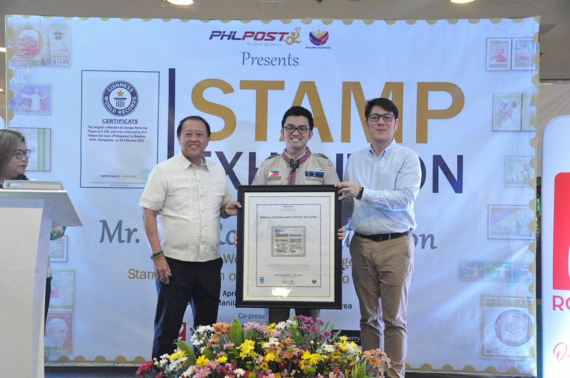 PHLPost introduces Guinness Book’s” largest collection of Pope stamps ...