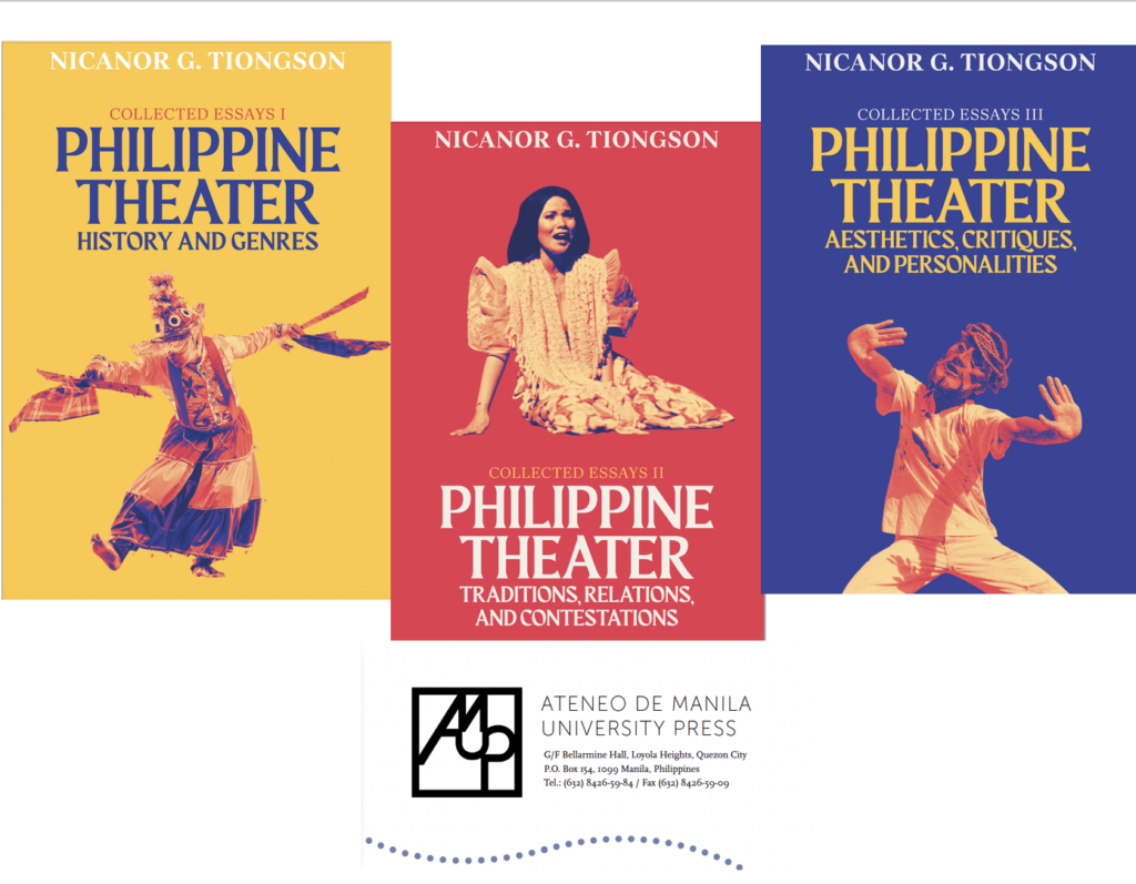 The Collected Essays of Nicanor G. Tiongson Vol. I, II, and III ...