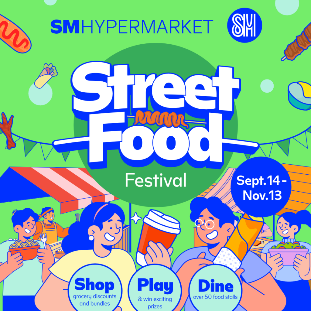 Join the Ultimate Street Food Party at SM Hypermarket - Philippines Graphic
