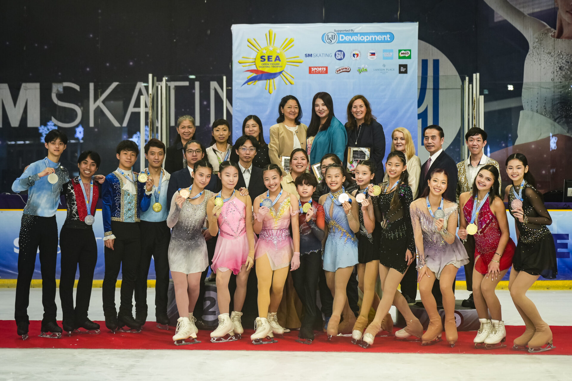 SEA Figure Skating Open Trophy a grand success at SM Skating Mall of Asia - Philippines Graphic