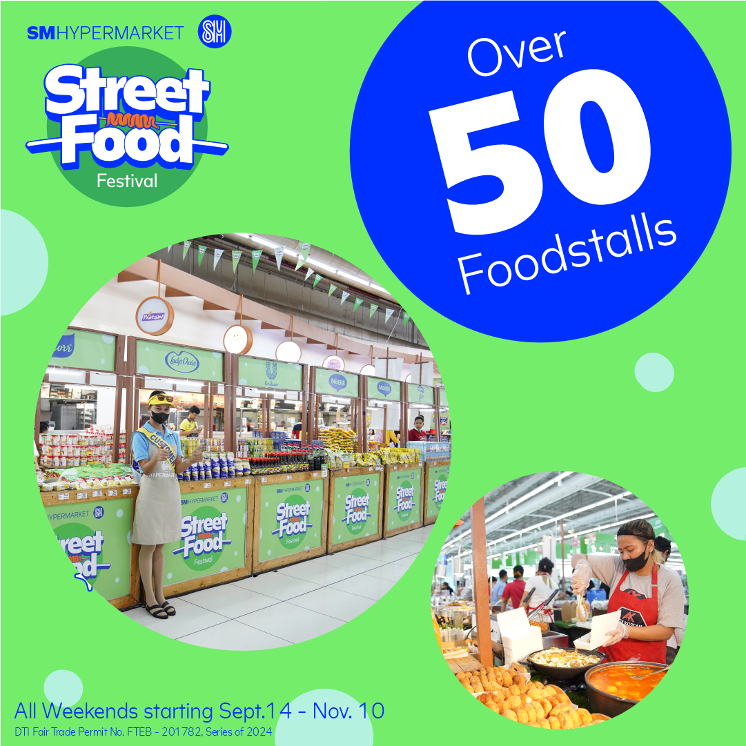 Join the Ultimate Street Food Party at SM Hypermarket - Philippines Graphic