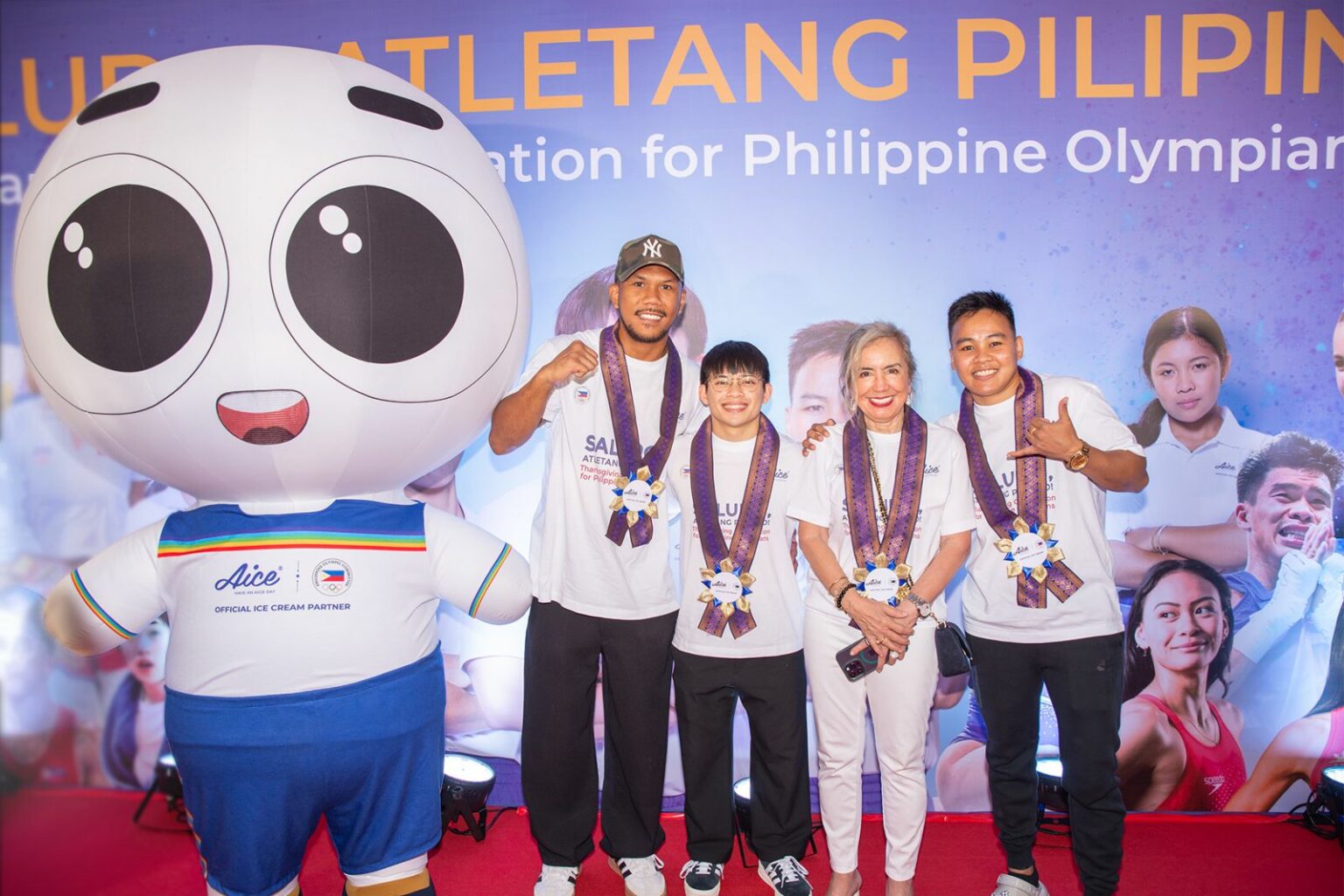 Saludo, Atletang Pilipino! Aice Honors Filipino Olympians with ...
