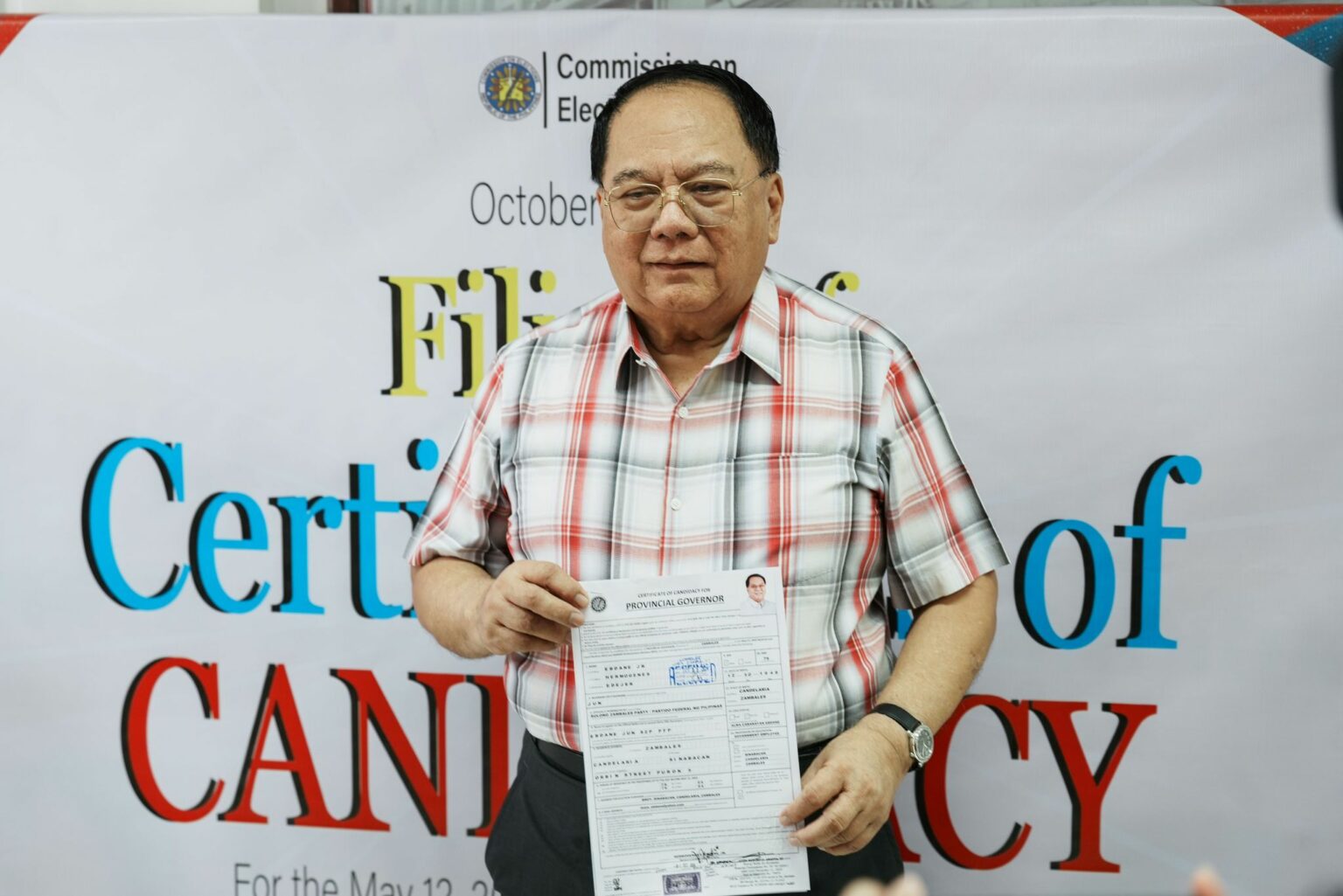 Gov. Ebdane seeks third term - Philippines Graphic