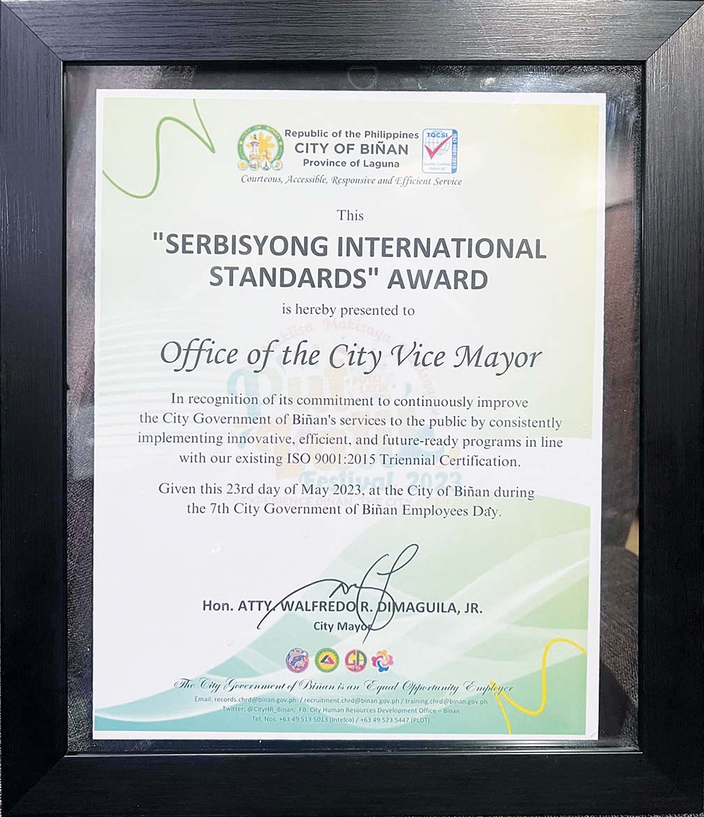 Biñan City Vice Mayor Angelo “Gel” B. Alonte: A public servant with a ...