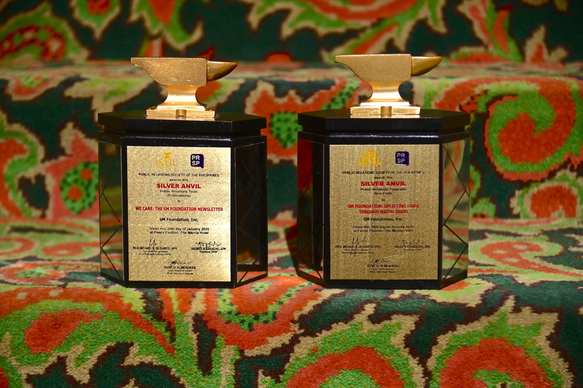 SM Foundation honored at the 60th Anvil Awards - Philippines Graphic