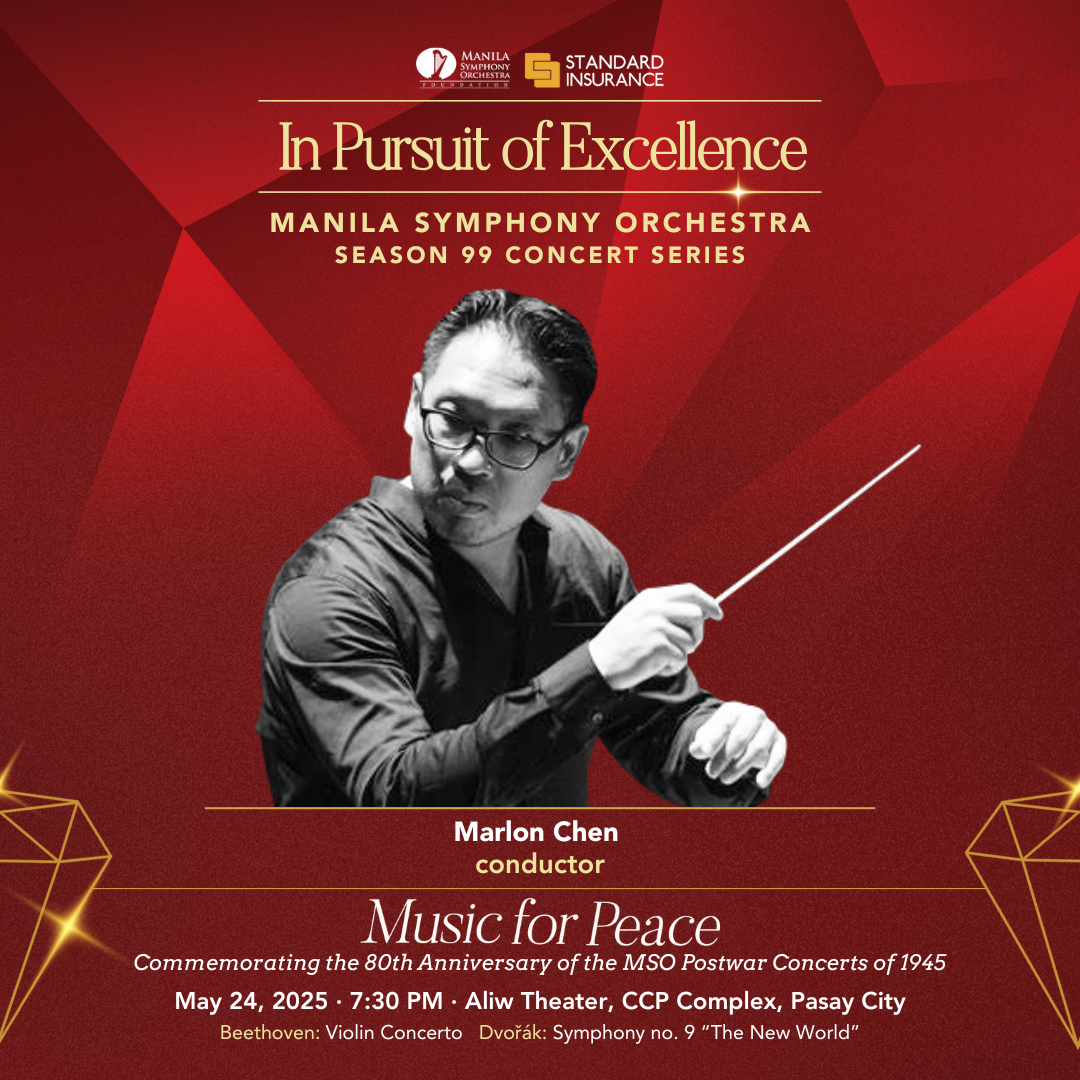 Manila Symphony Orchestra all set to perform "Music for Peace" concert featuring Dvorak and ...