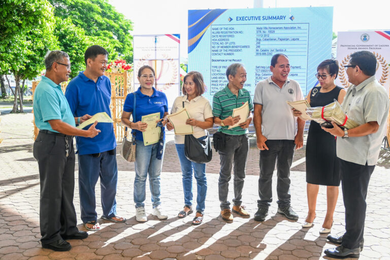 CERTIFICATES OF LAND TITLE AWARDED TO PAGSANJAN, LAGUNA HOMEOWNERS ...