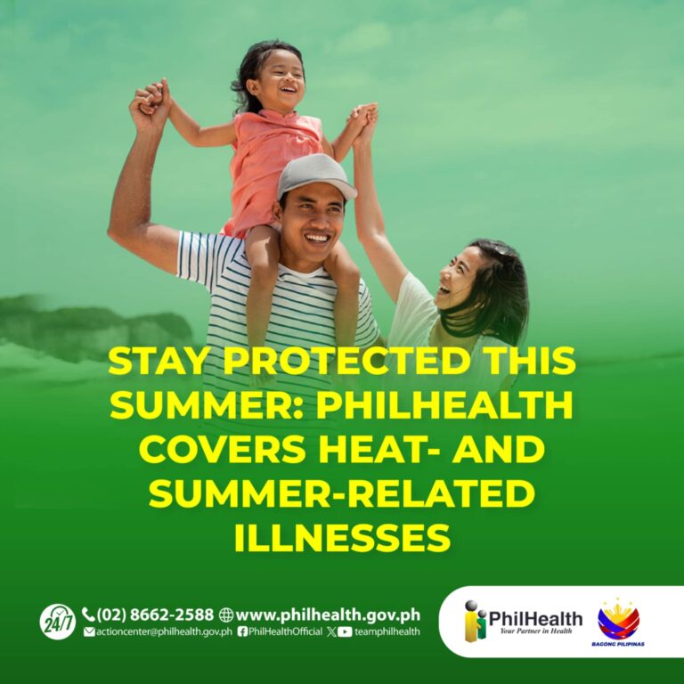 STAY PROTECTED THIS SUMMER: PHILHEALTH COVERS HEAT- AND SUMMER-RELATED ...