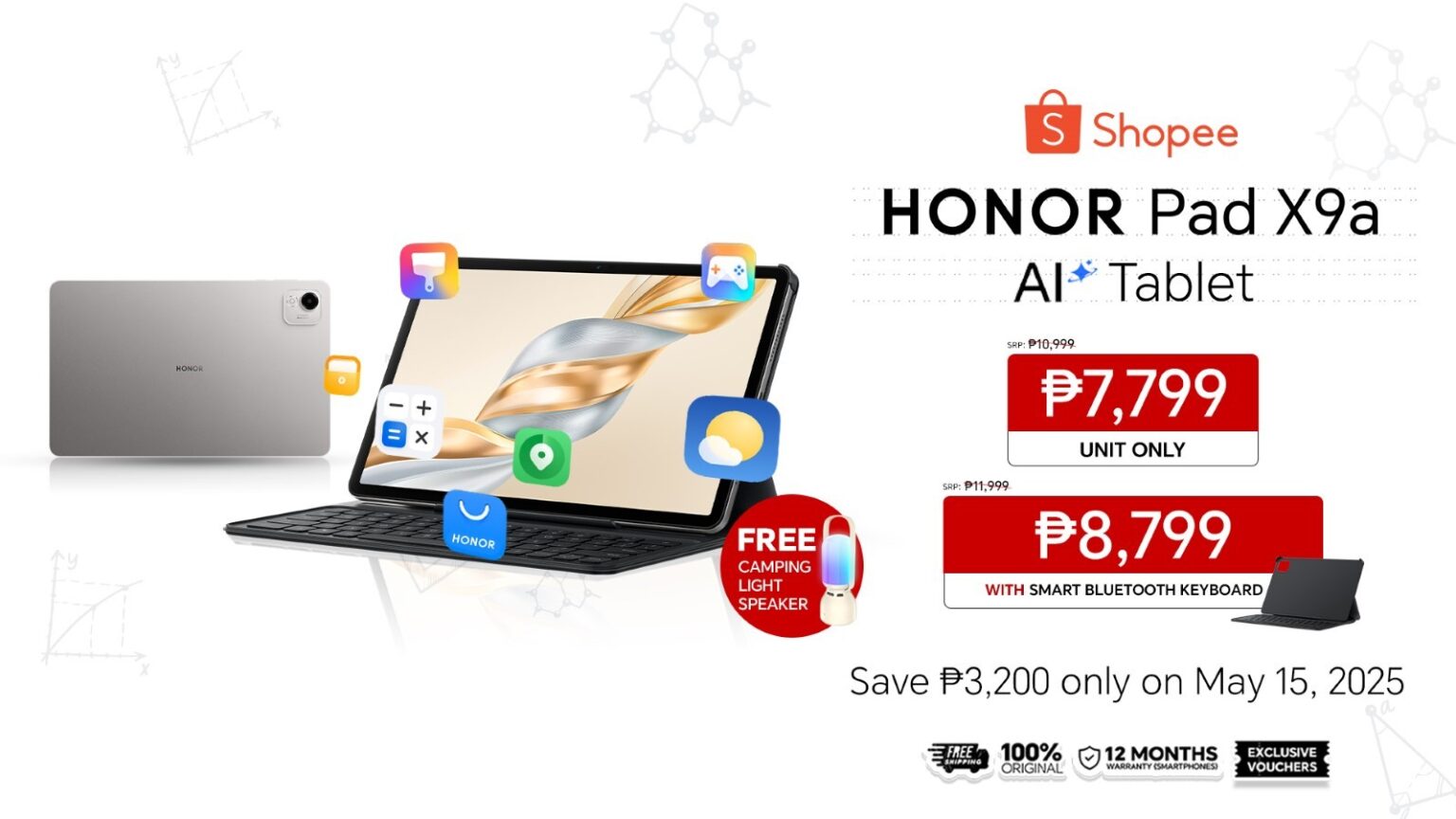 Price Reveal: AI Tablet HONOR Pad X9a for only PHP 8,799? - Philippines ...