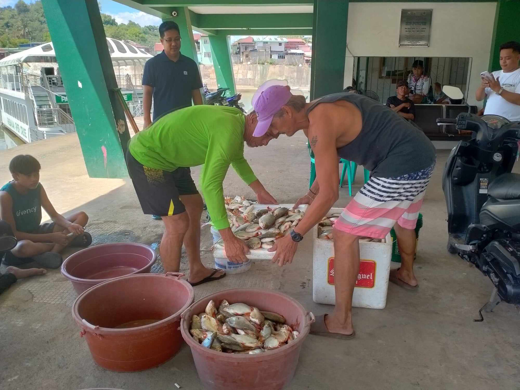 Retrieval of tinfoil barb and other invasive fish species from Laguna ...