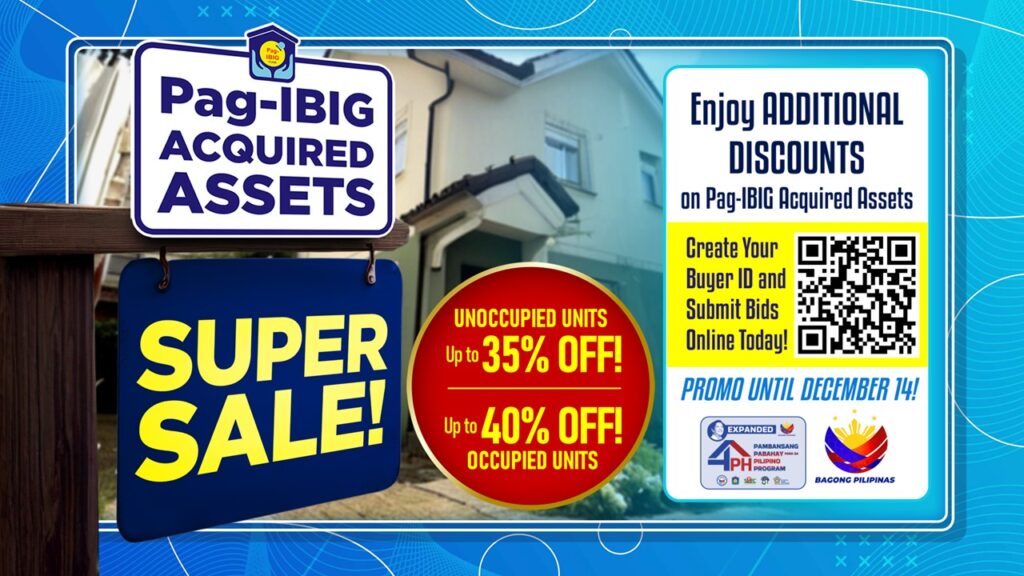 Pag-IBIG Fund Launches Super Sale, Offers Up to 40% Discount on ...