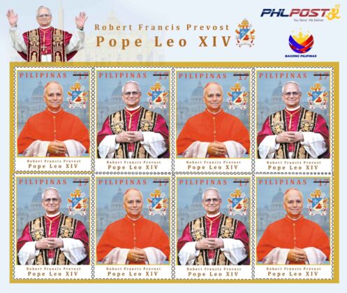 PHLPost released special stamps in honor of Pope Leo XIV - Philippines ...