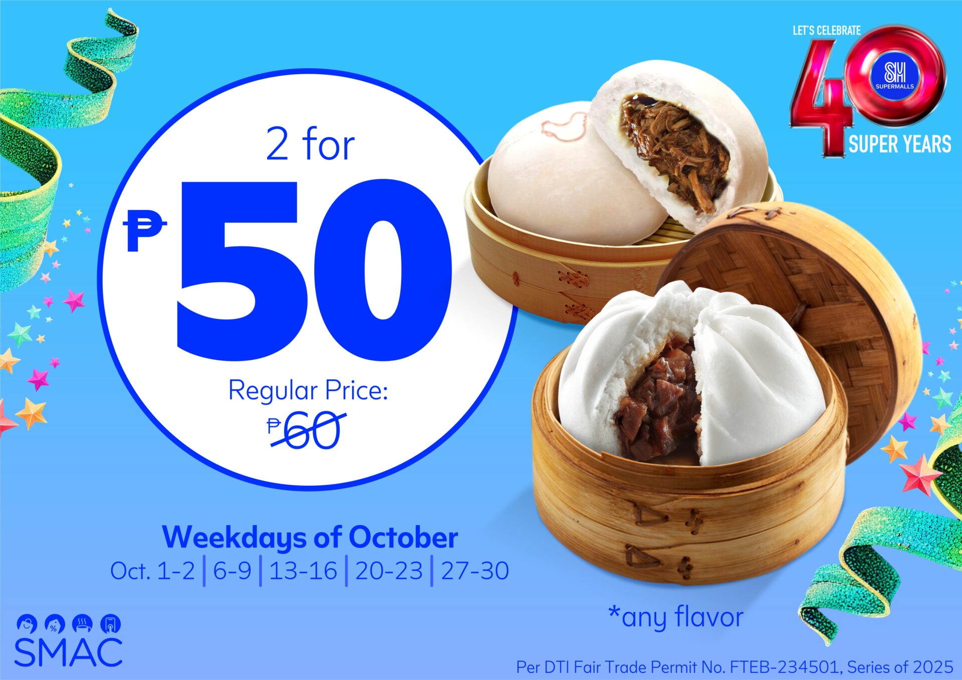 SM Markets Marks 40 Years, Kicks Off Holiday Promos - Philippines Graphic
