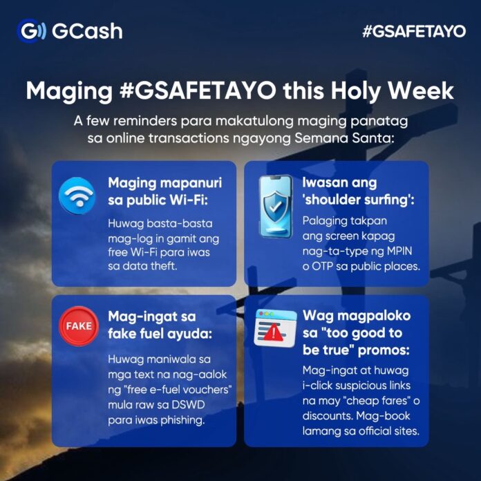 GCash urges vigilance against online scams and fraud this Holy Week ...