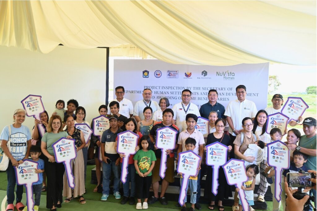 P.A. Properties, DHSUD, Pag-IBIG award homes to 4PH Beneficiaries in ...